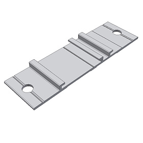 TOS Vloer montageplaat t.b.v. aluminium balk | Sierbestrating Jonk